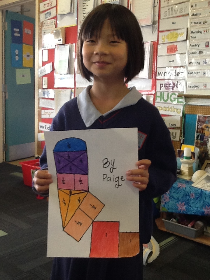 Room 11 Fraction Hopscotch Designs – Our Lady Star of the Sea School